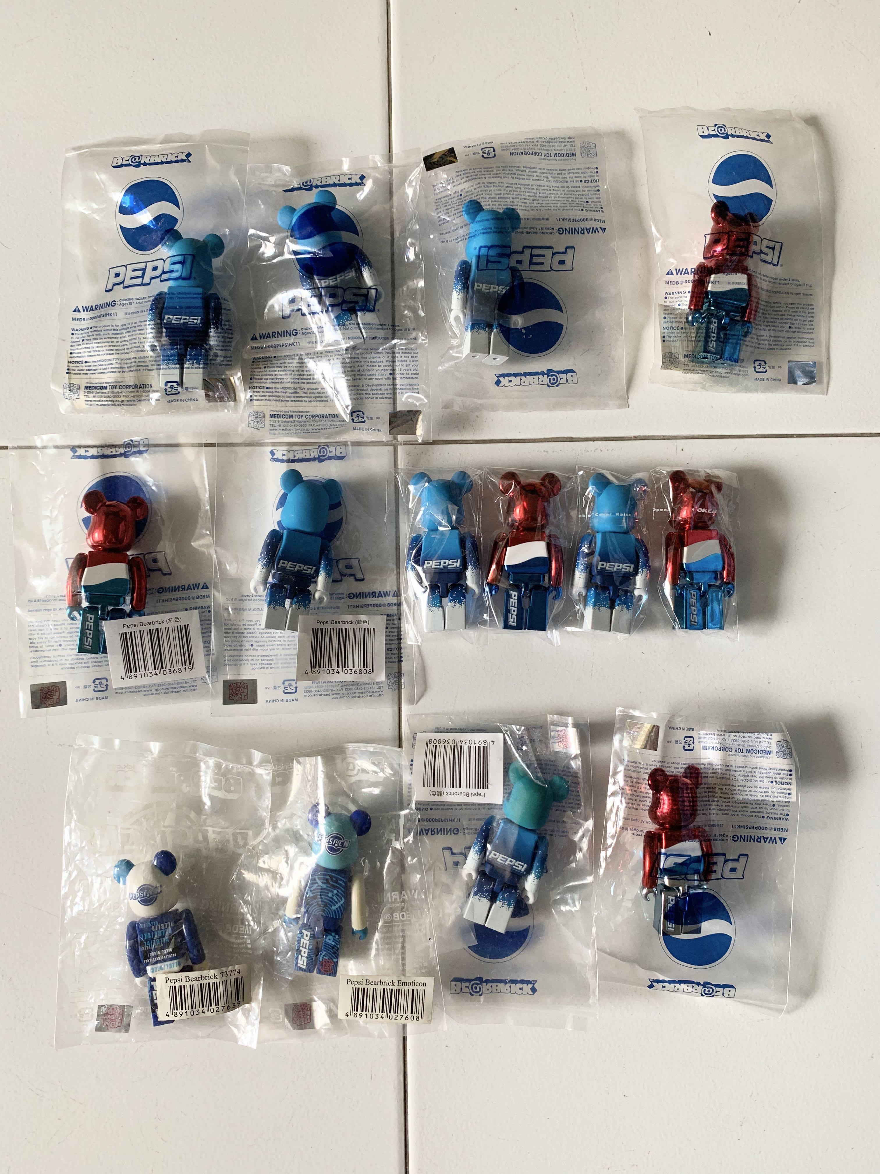 All Pepsi & Clot 100% Bearbrick Be@rbrick, Hobbies & Toys, Toys & Games ...