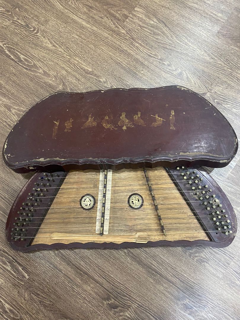 Antique Yang Qin 古董扬琴, Hobbies & Toys, Music & Media, Musical ...