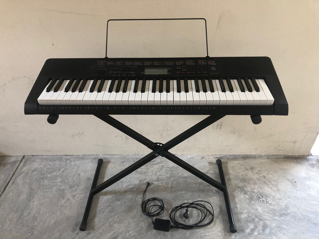 Casio Keyboard piano with stand, Hobbies & Toys, Music & Media, Musical ...