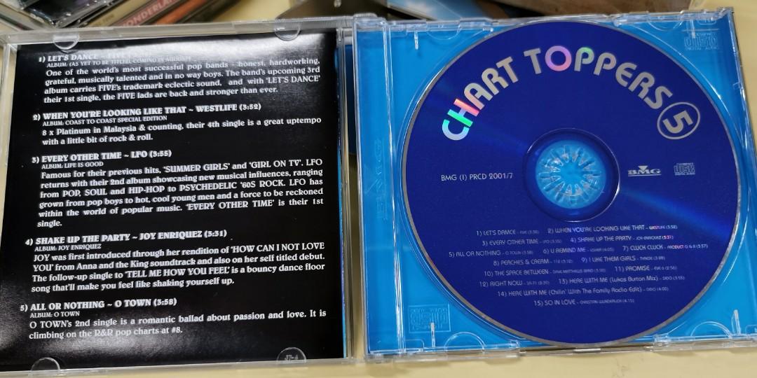 (CD) Chart Toppers 5, Hobbies & Toys, Music & Media, CDs & DVDs on ...
