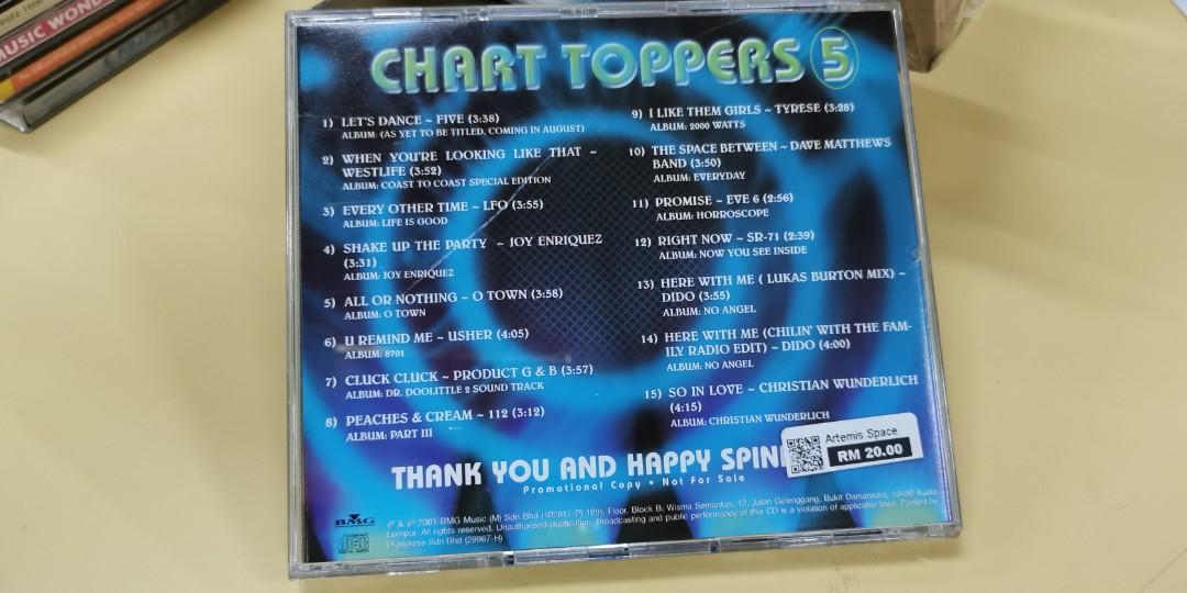 (CD) Chart Toppers 5, Hobbies & Toys, Music & Media, CDs & DVDs on ...
