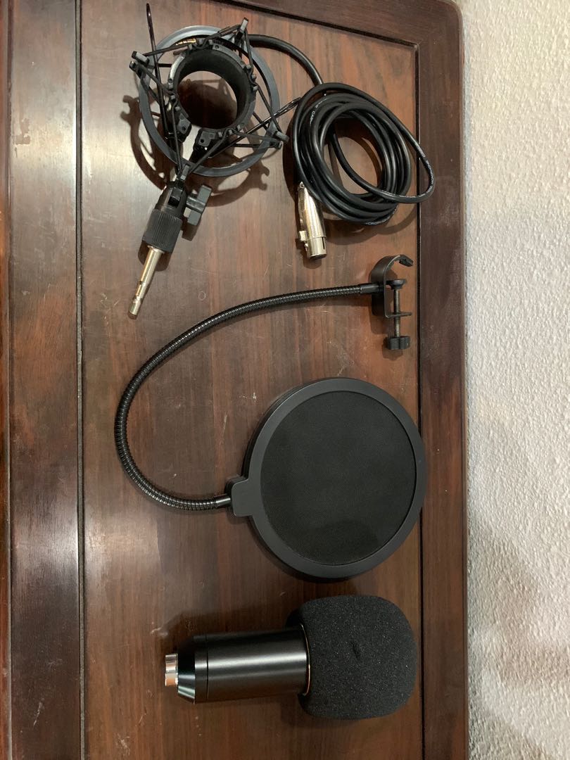 Condenser Mic (Full Set), Audio, Microphones on Carousell