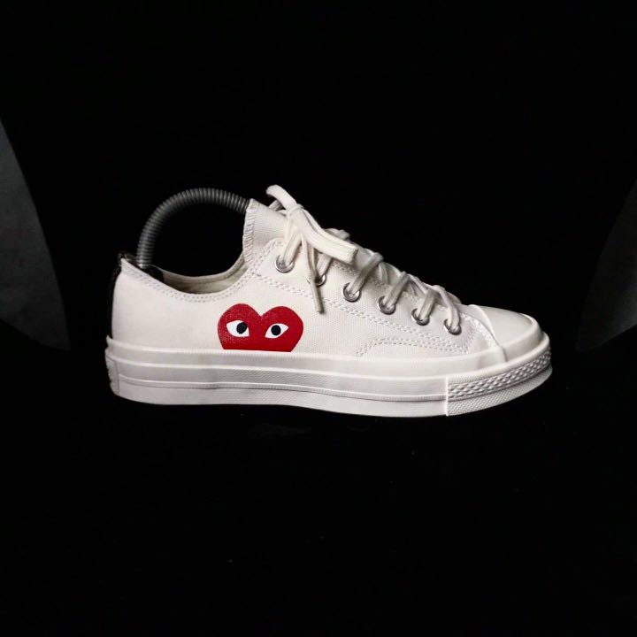Converse x PLAY CDG low (white), Women's Fashion, Footwear, Sneakers on ...