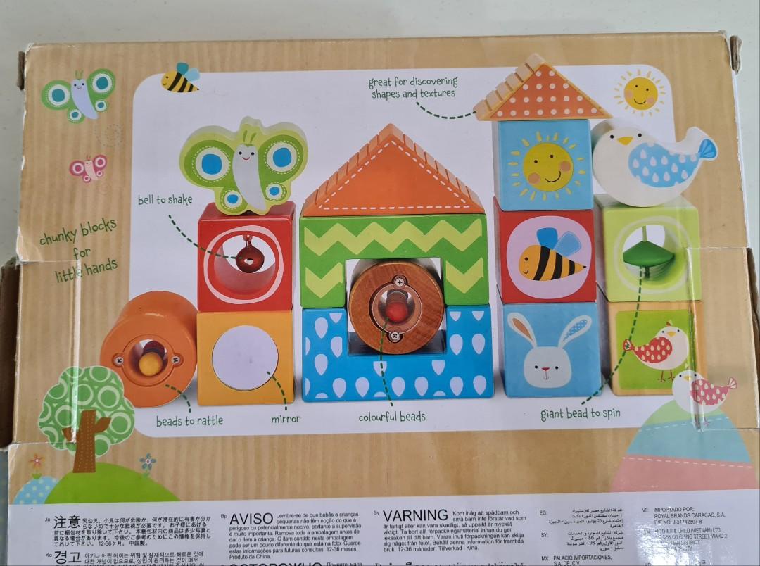 ELC Wooden Activity Block, Babies & Kids, Baby Nursery & Kids Furniture ...