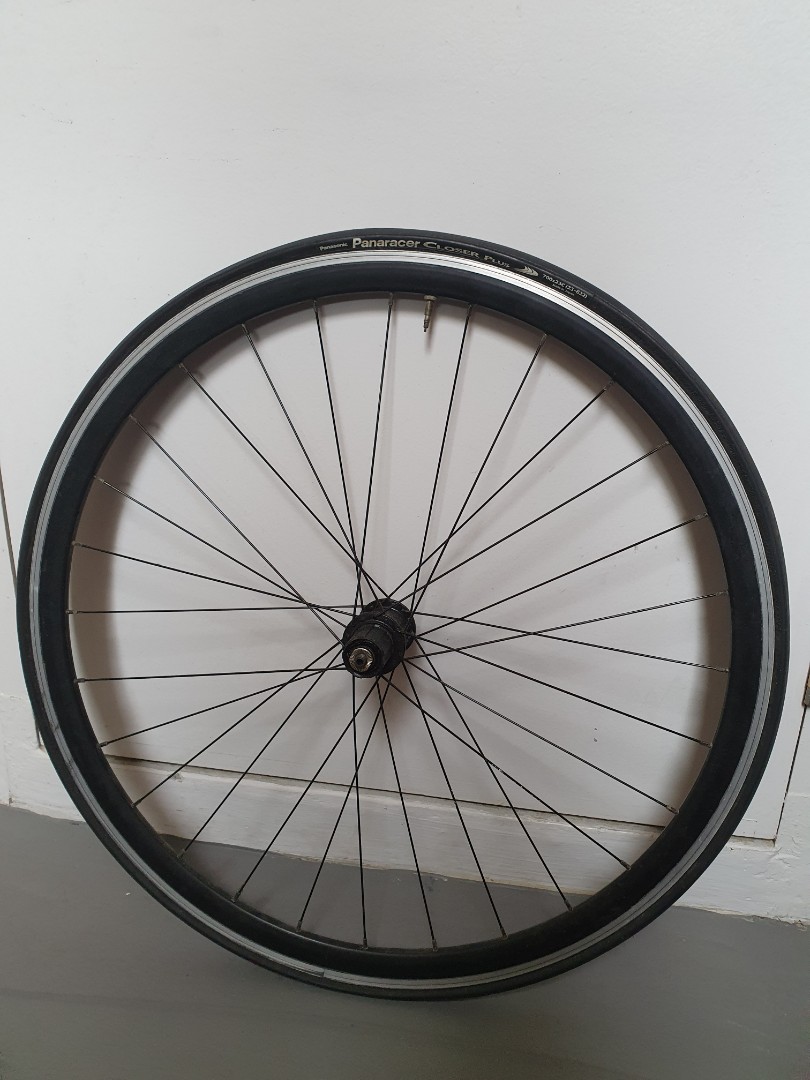 Road bike wheel set Front and rear rim with tyres, Sports Equipment ...