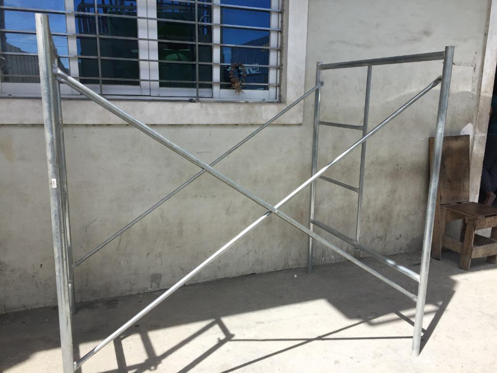 GI Hframe Scaffolding Set Swivel Clamp Fixed Clamp Shoring Jack GI Pipe ...