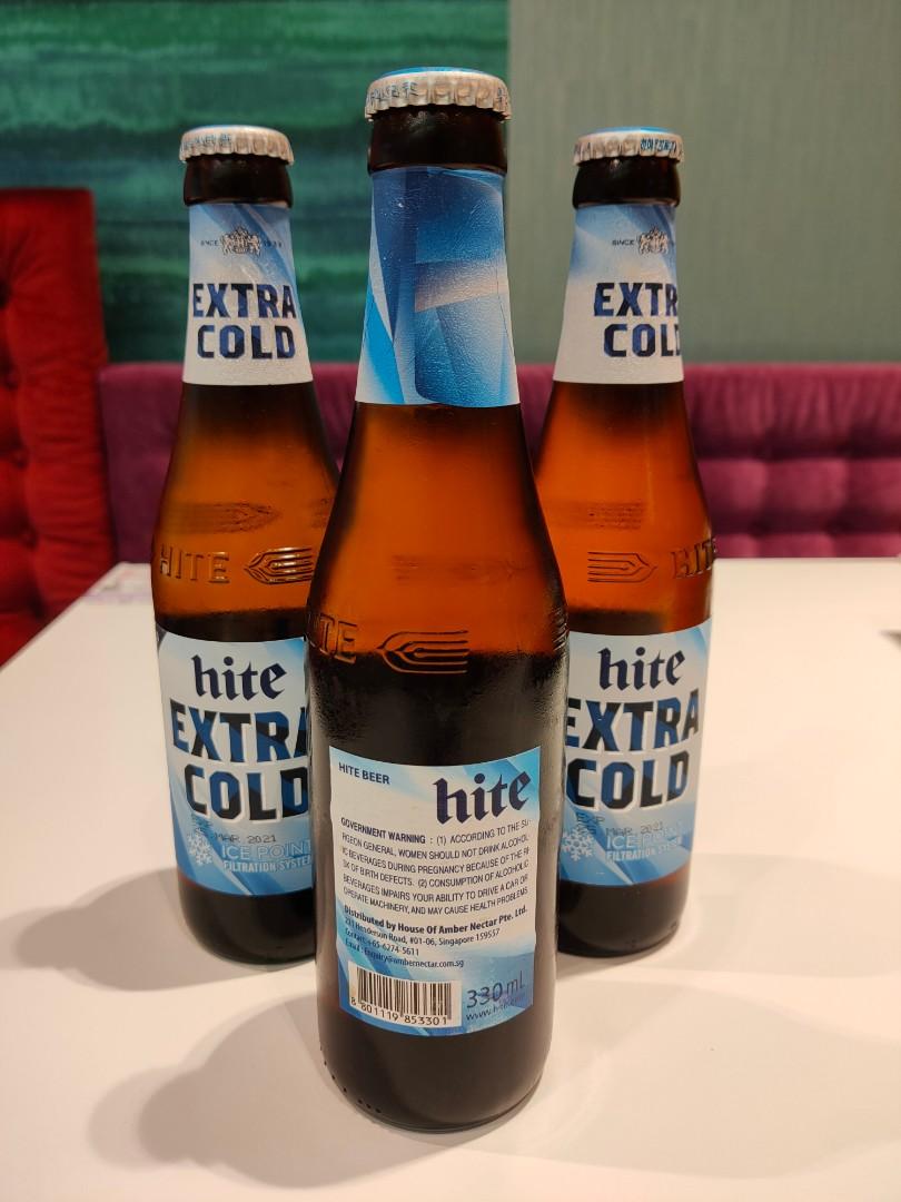 Hite Beer Extra Cold ( 330 ml ), Food & Drinks, Alcoholic Beverages on ...