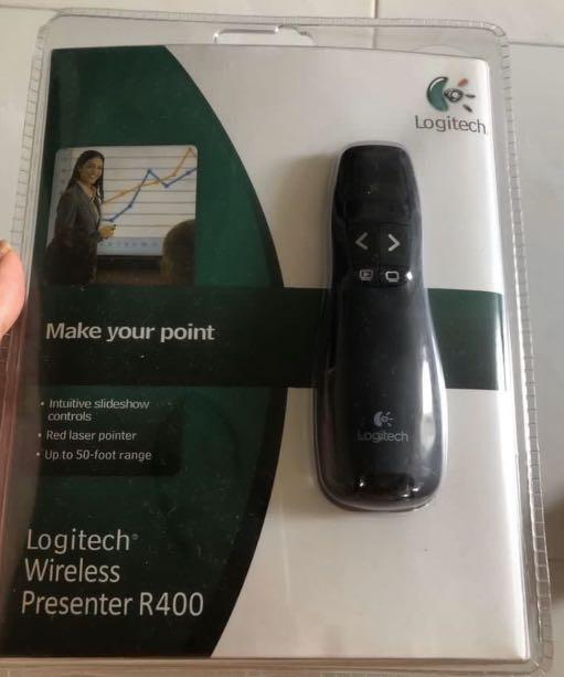 [INSTOCK] BN Brand New in Pack Sealed Logitech R400 Wireless Presenter ...
