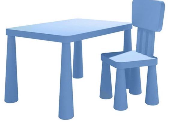 Kids Plastic Writing Table, Babies & Kids, Baby Nursery & Kids ...