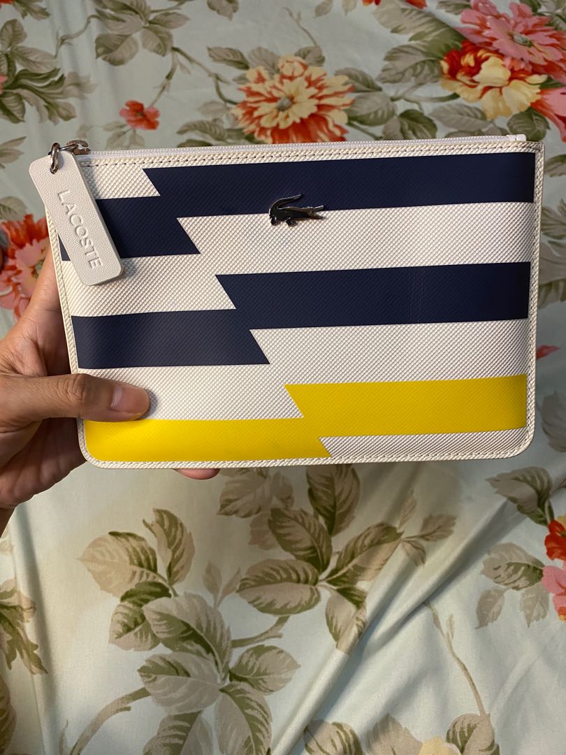 Lacoste clutch wallet slim original, Women's Fashion, Bags & Wallets ...