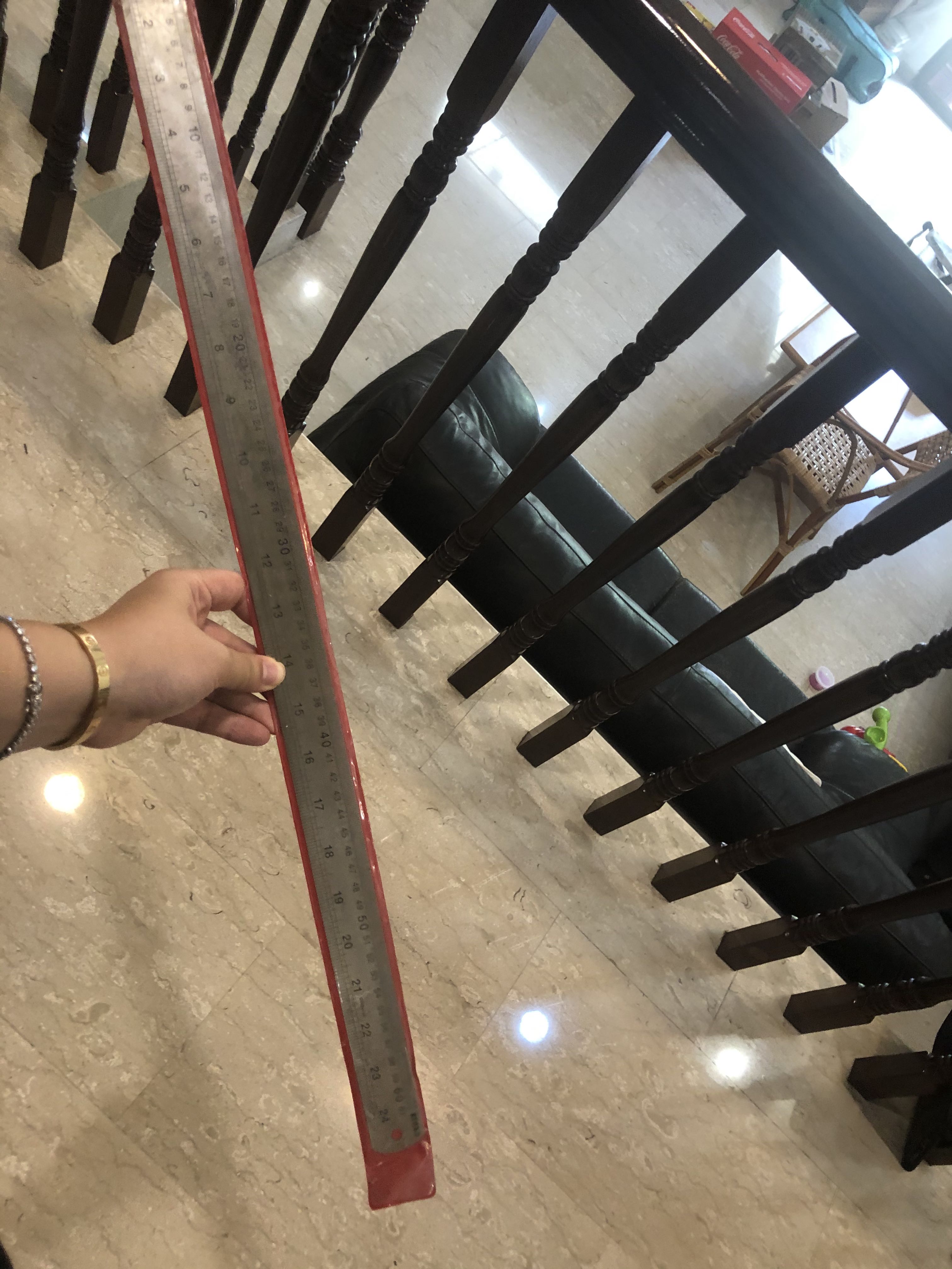 Long 60cm metal ruler, Hobbies & Toys, Stationery & Craft, Craft ...