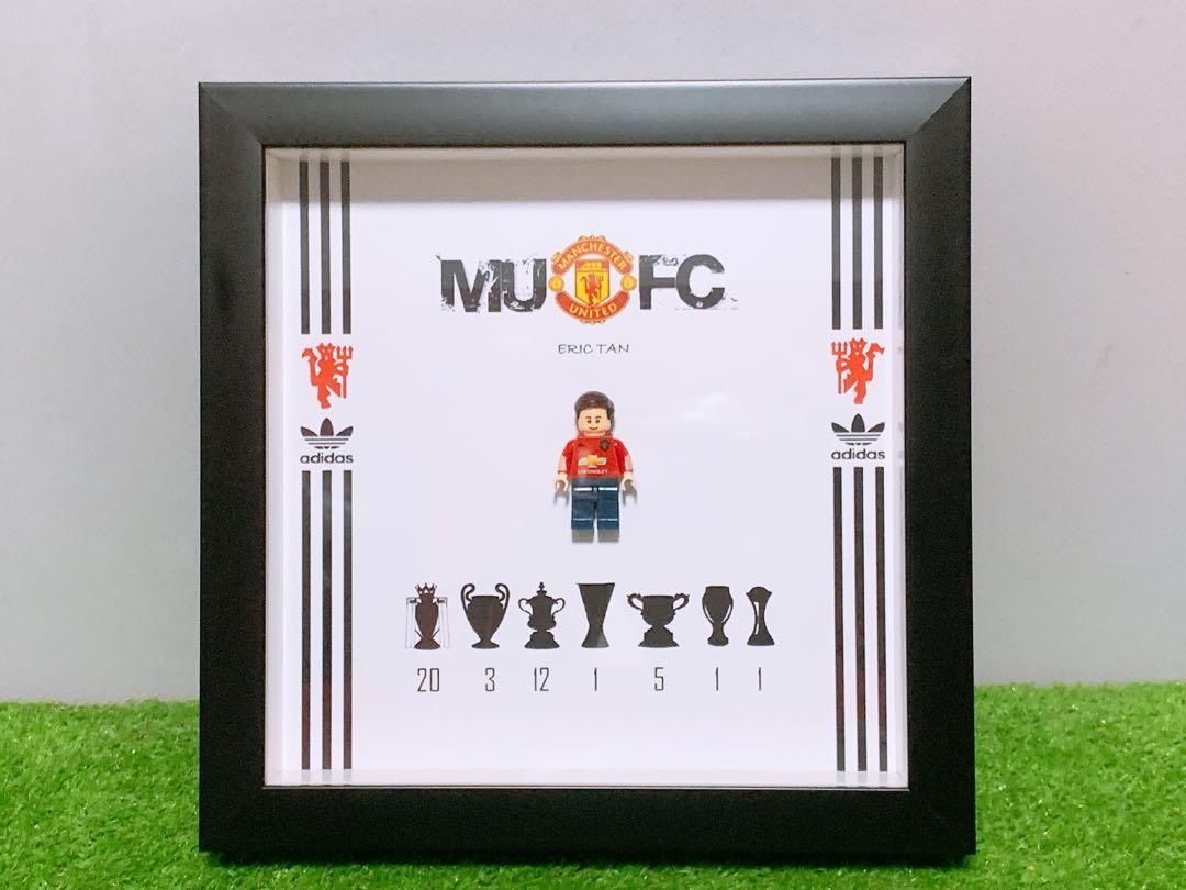 Manchester United lego customised frame, Sports, Sports Apparel on ...