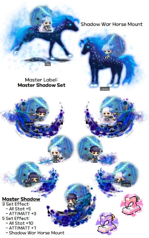 Maplestory SEA MapleSEA Aquila Master Shadow Set, Video Gaming, Gaming ...