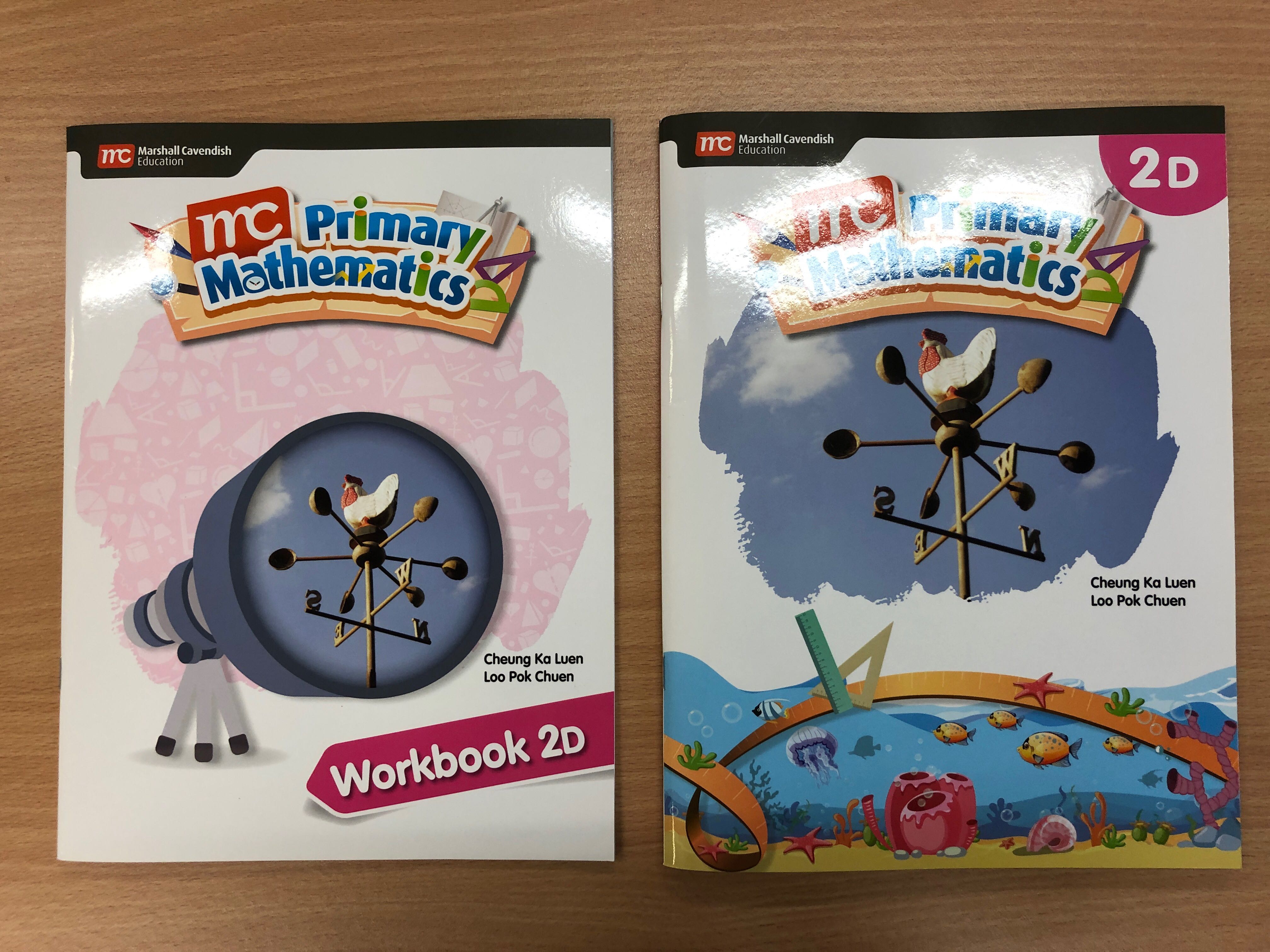 MC Primary Mathematics 2D textbook + workbook, 興趣及遊戲, 書本 & 文具, 教科書 ...