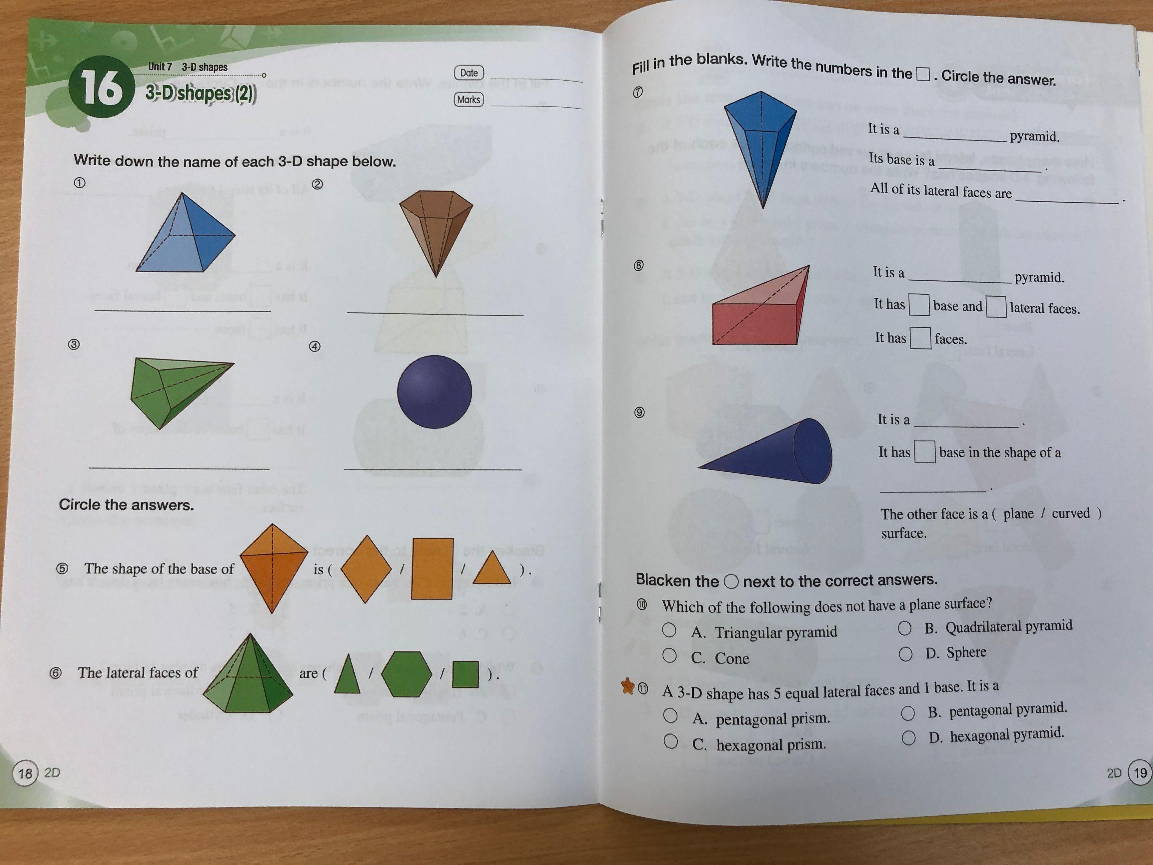 MC Primary Mathematics 2D textbook + workbook, 興趣及遊戲, 書本 & 文具, 教科書 ...