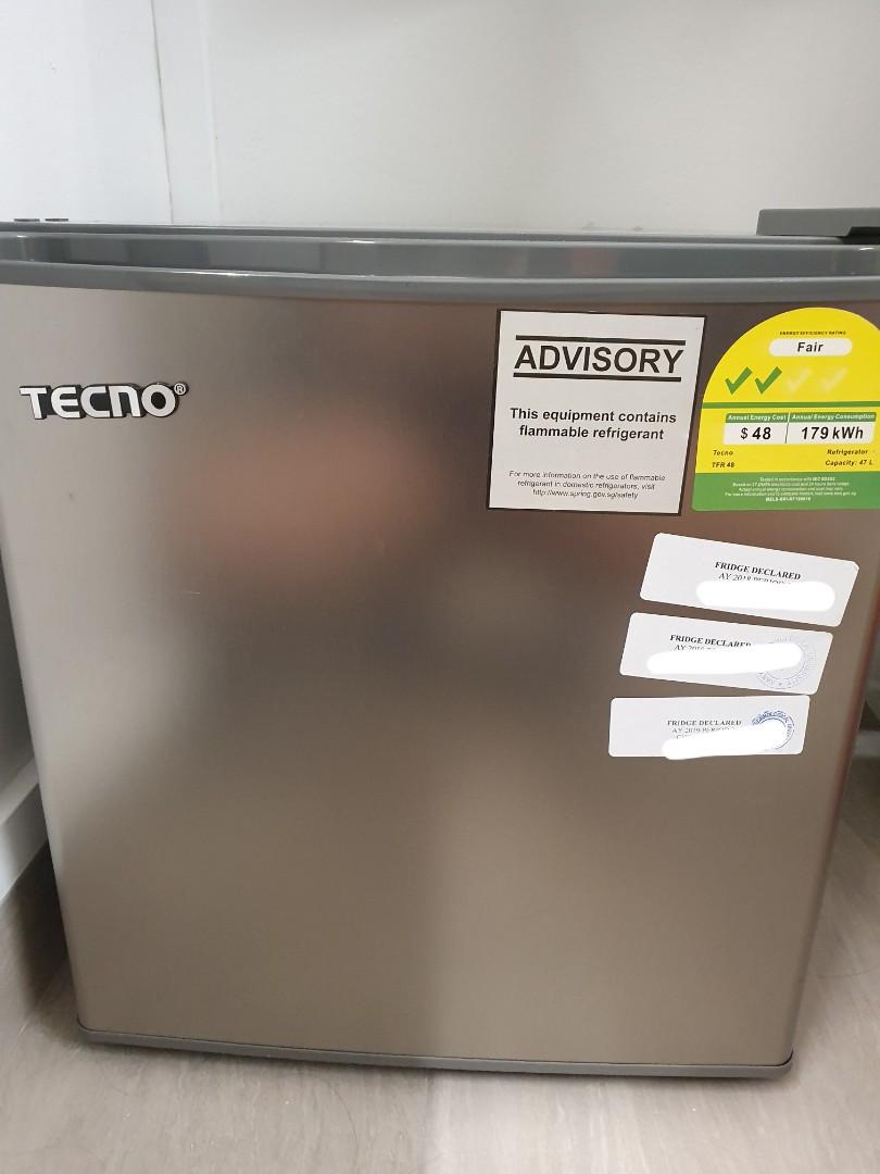 Mini Bar Fridge (Tecno TFR 48), TV & Home Appliances, Kitchen ...