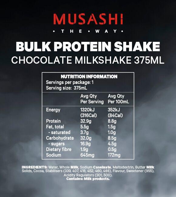 MUSASHI PROTEIN SHAKE - BULK PROTEIN, Health & Nutrition, Health ...