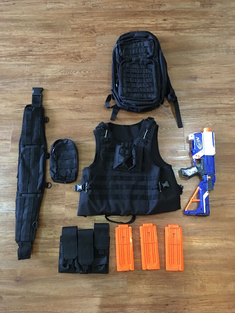 NERF modded retaliator battle kit, Toys & Games, Others on Carousell