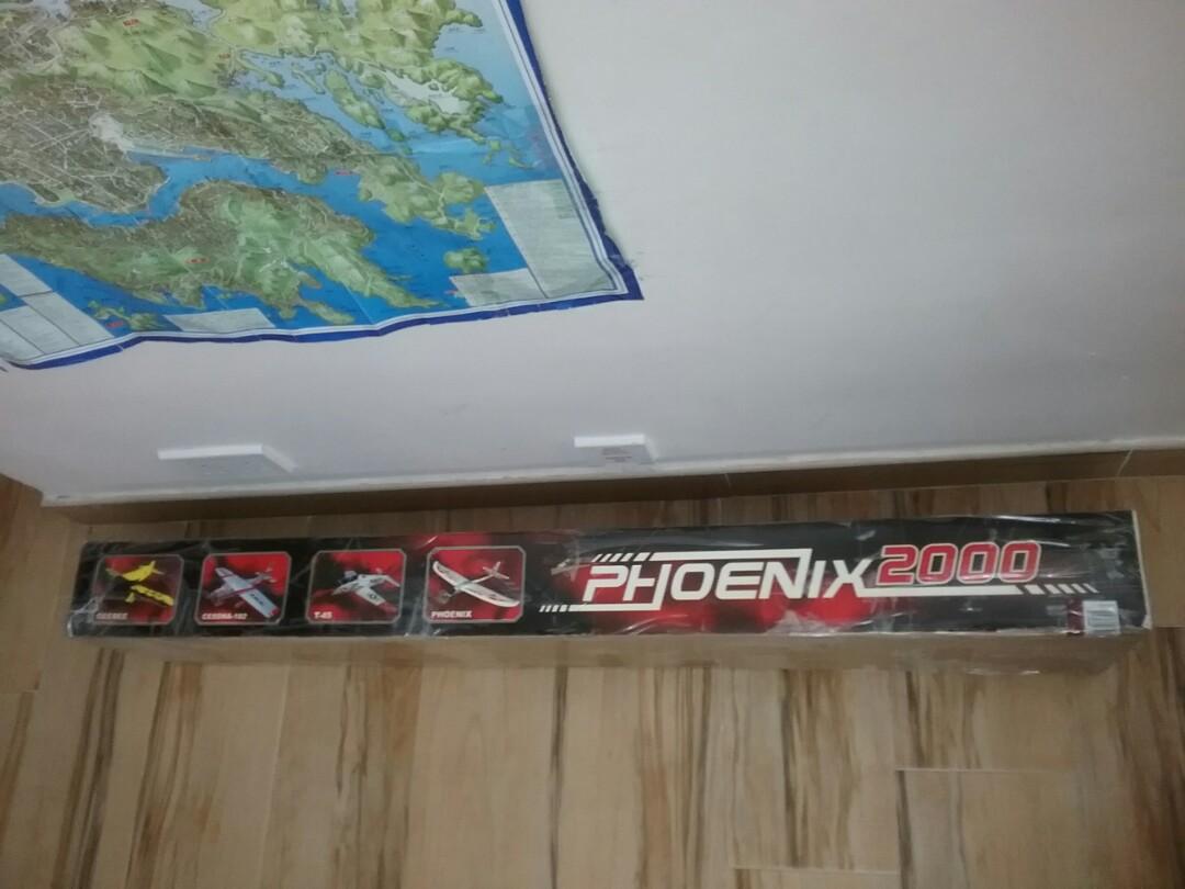 Phoenix 2000 rc glider 兩米遙控滑翔機飛機未砌空機, 興趣及遊戲, 玩具 & 遊戲類 - Carousell