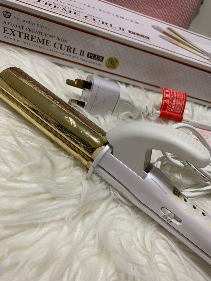 Pre-Loved Miyamu AFLOAT Create Ion Iron Extreme Curl II Plus 32mm (2 in ...