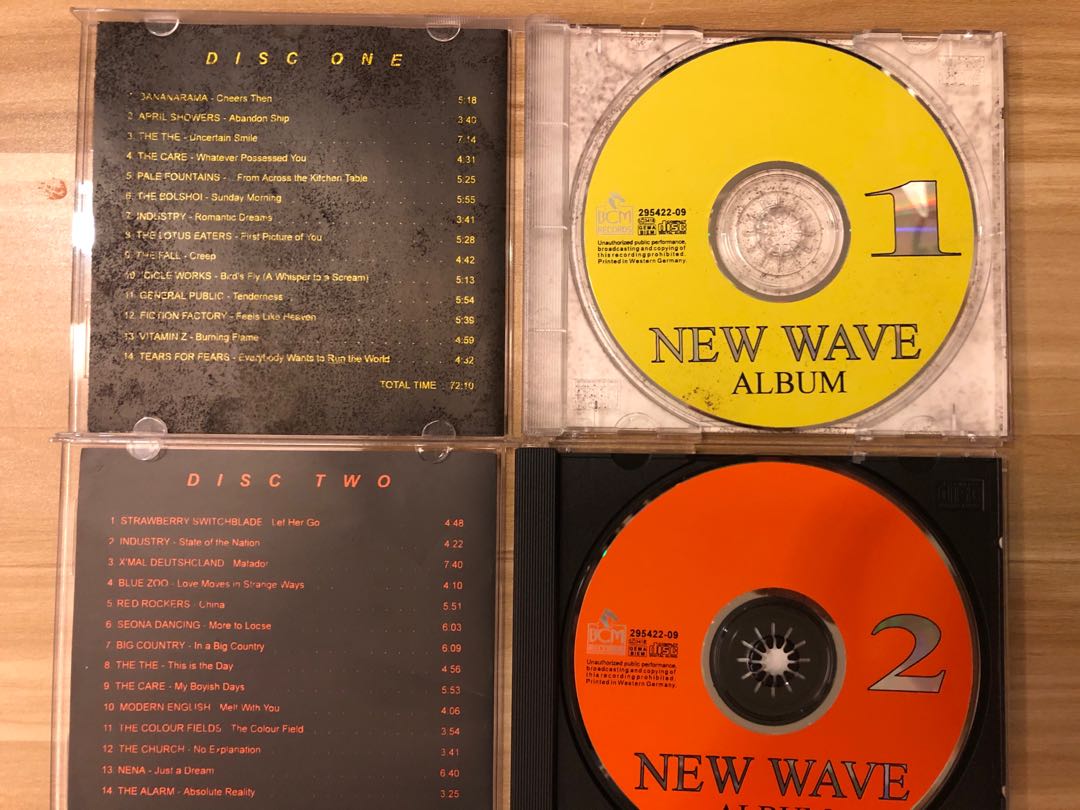 RARE! New Wave Album 1 & 2 (Orig cd pressing not CDR, Hobbies & Toys ...