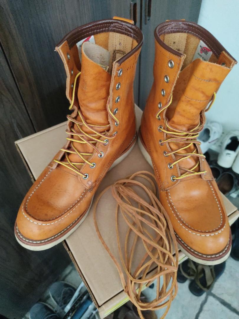 Red Wing 9877 Gold Russet Sequoia boots, Men's Fashion, Footwear, Boots ...