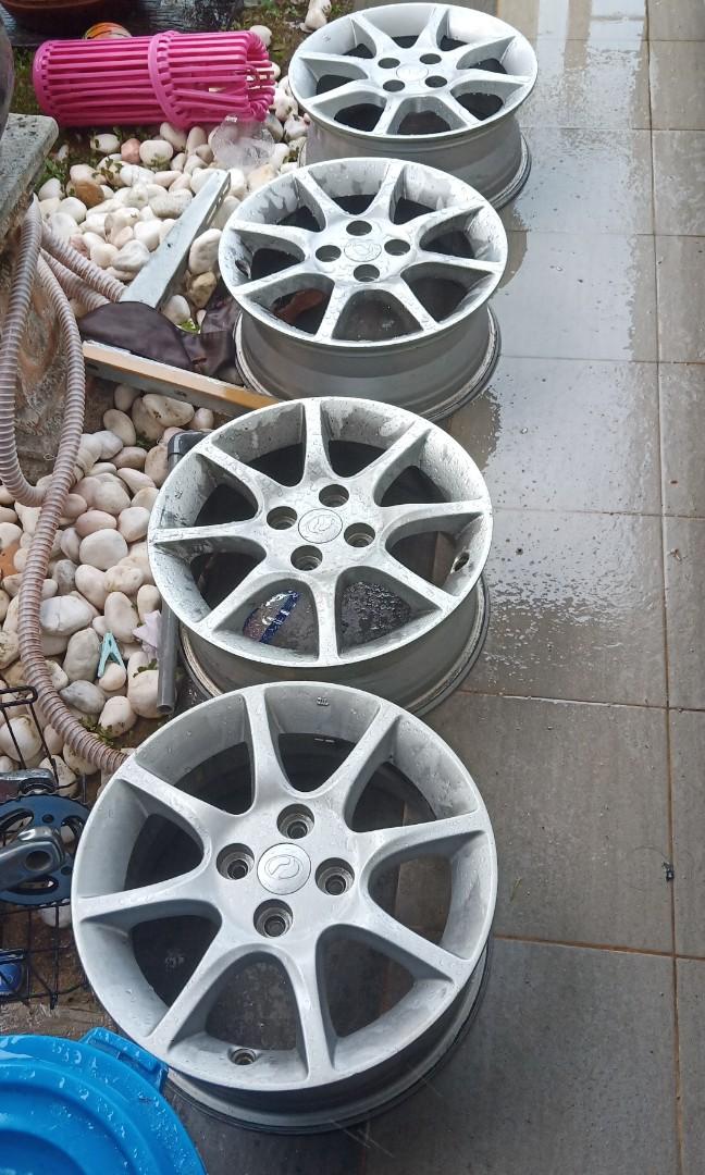 Rim alza advance 15, Auto Accessories on Carousell