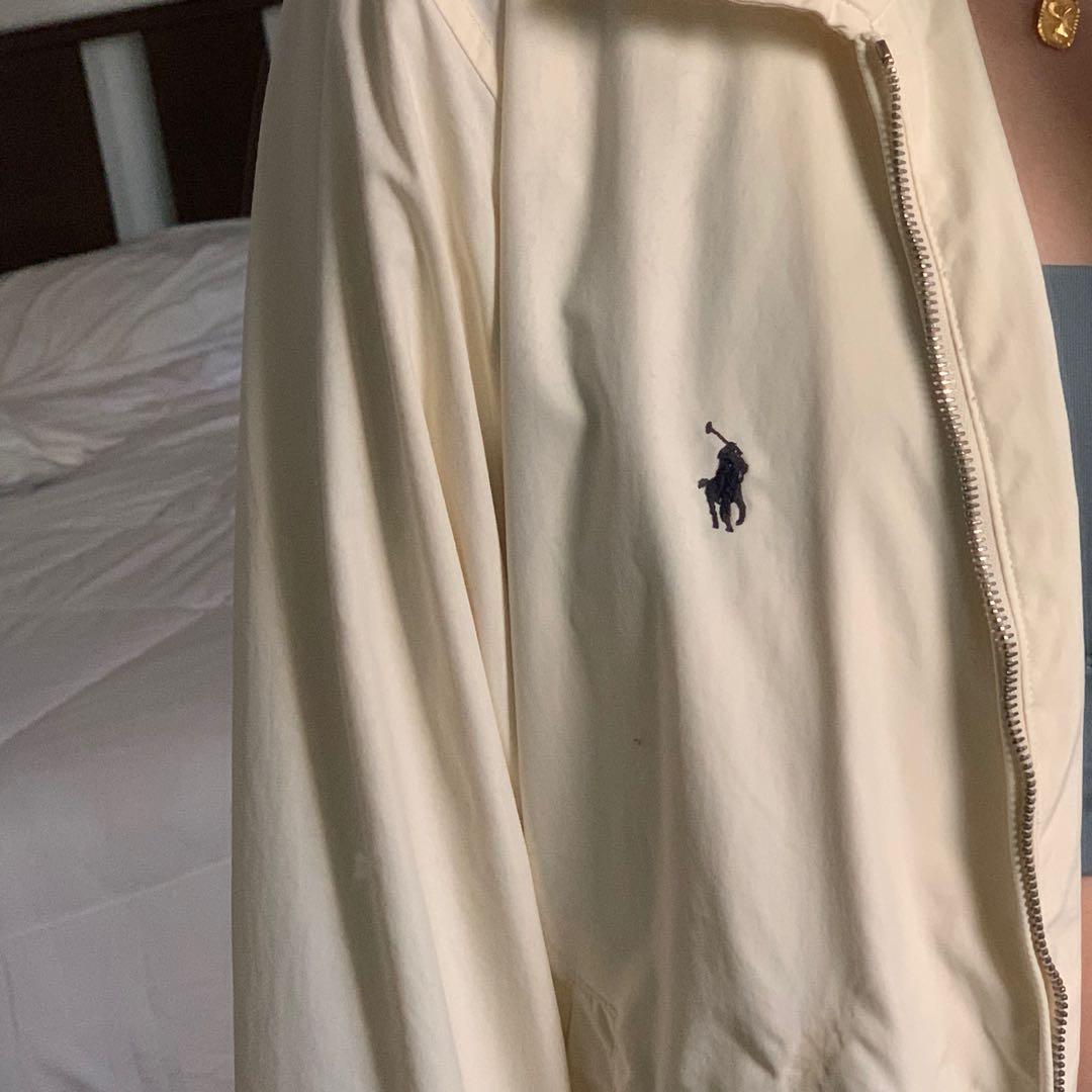 RL Beige/Cream Harrington Jacket, Women's Fashion, Coats, Jackets and ...