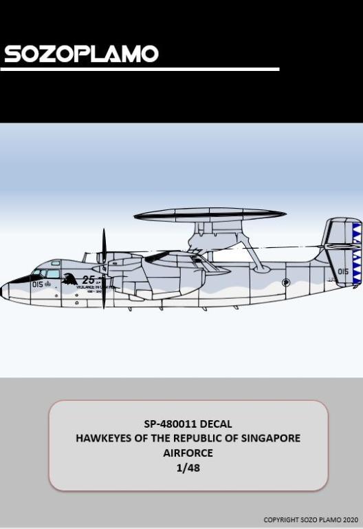 RSAF E-2C Hawkeye decals (1/72, 1/48, 1/32), Hobbies & Toys, Toys ...