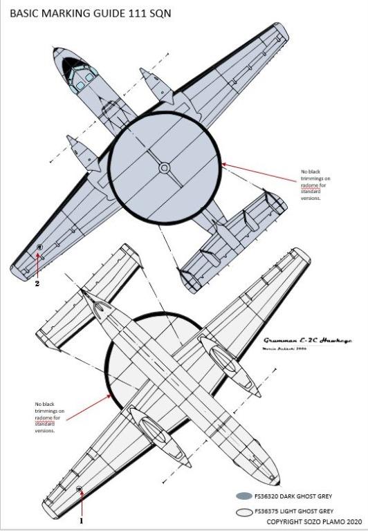 RSAF E-2C Hawkeye decals (1/72, 1/48, 1/32), Hobbies & Toys, Toys ...