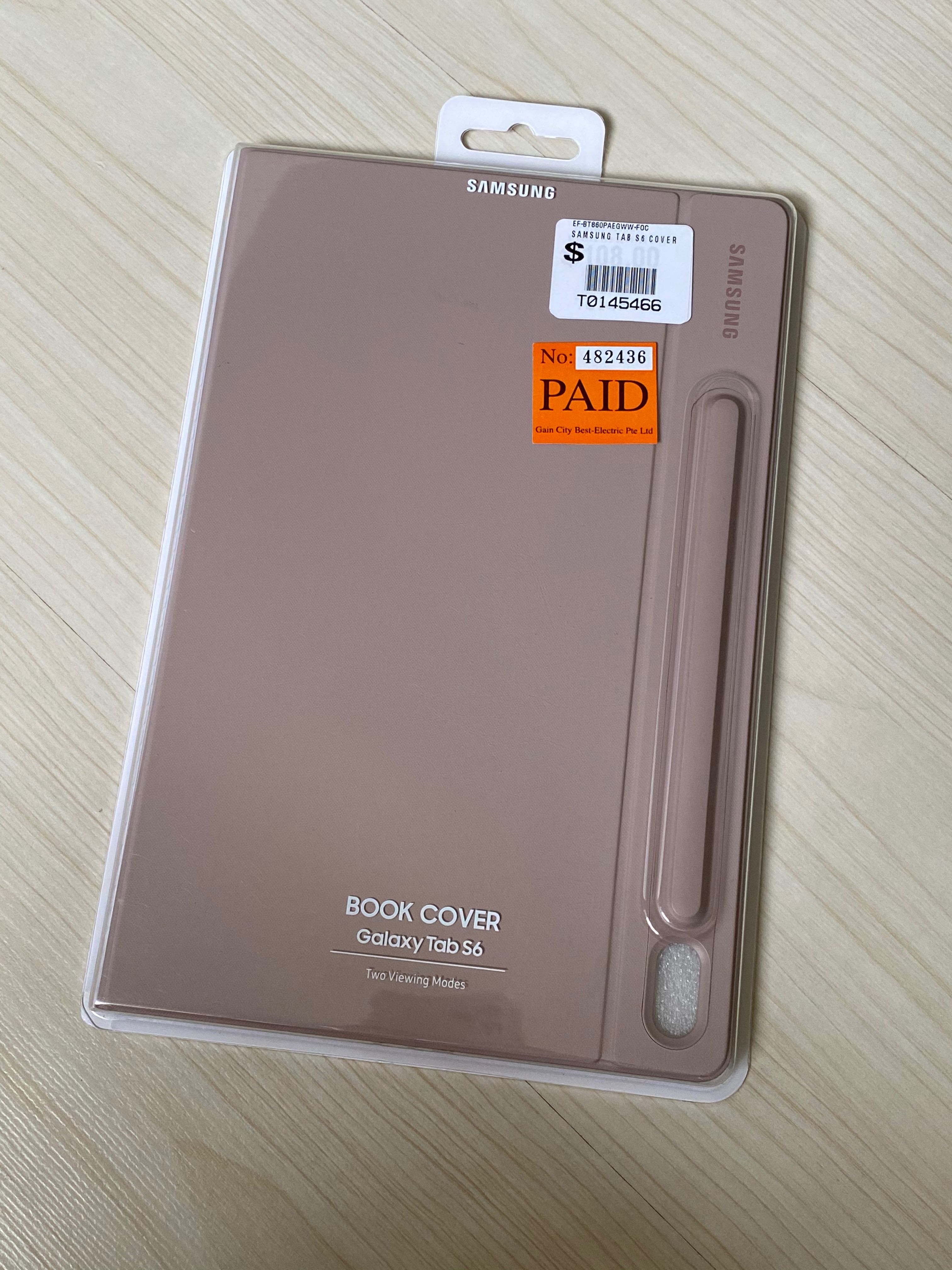 Samsung Galaxy Tab S6 book cover, Mobile Phones & Gadgets, Mobile ...
