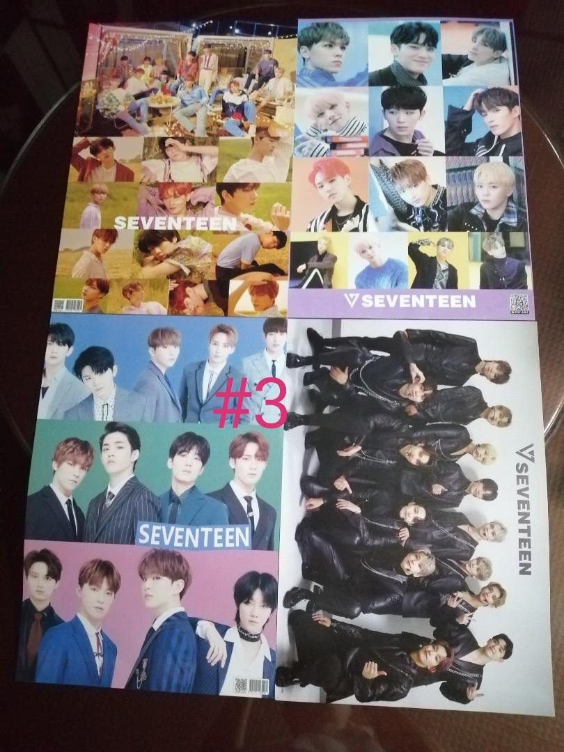 Kpop SEVENTEEN 17 Posters K pop, Hobbies & Toys, Memorabilia ...