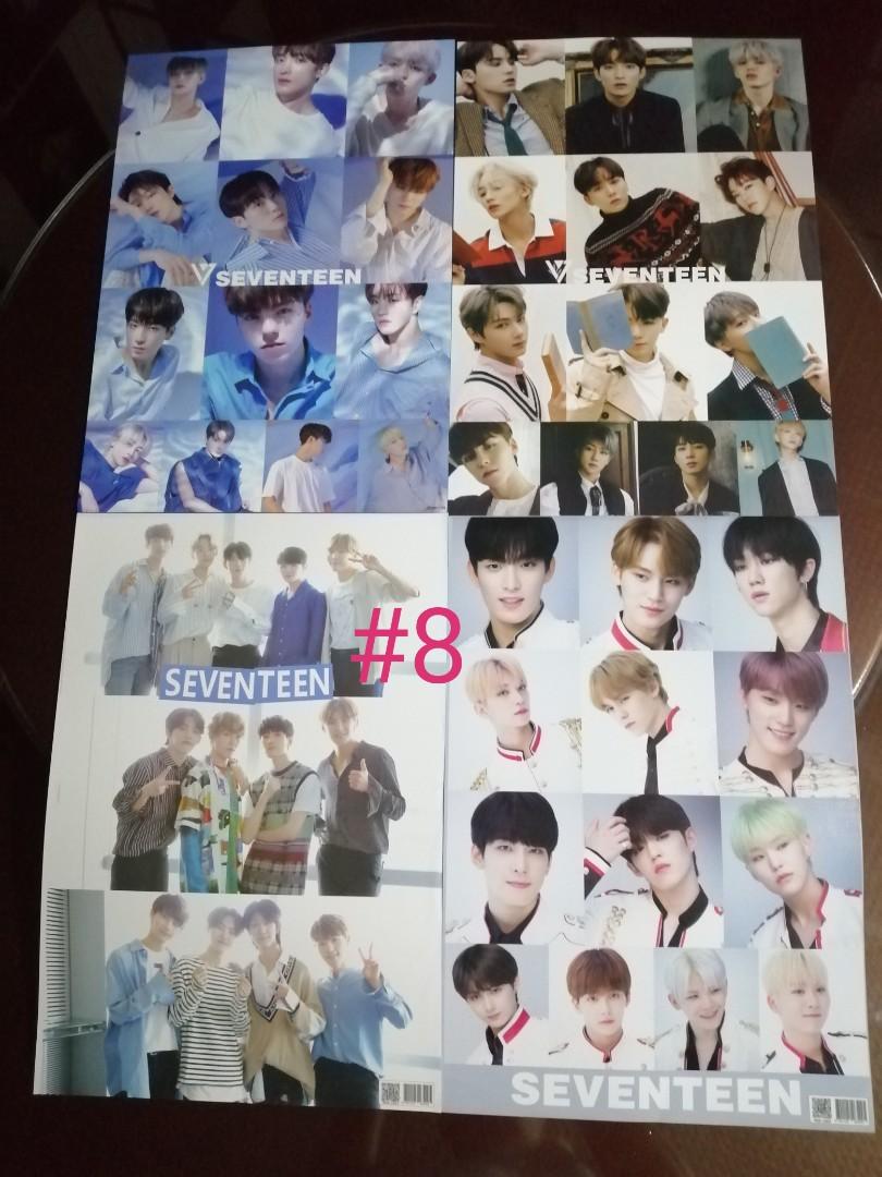 Kpop SEVENTEEN 17 Posters K pop, Hobbies & Toys, Memorabilia ...