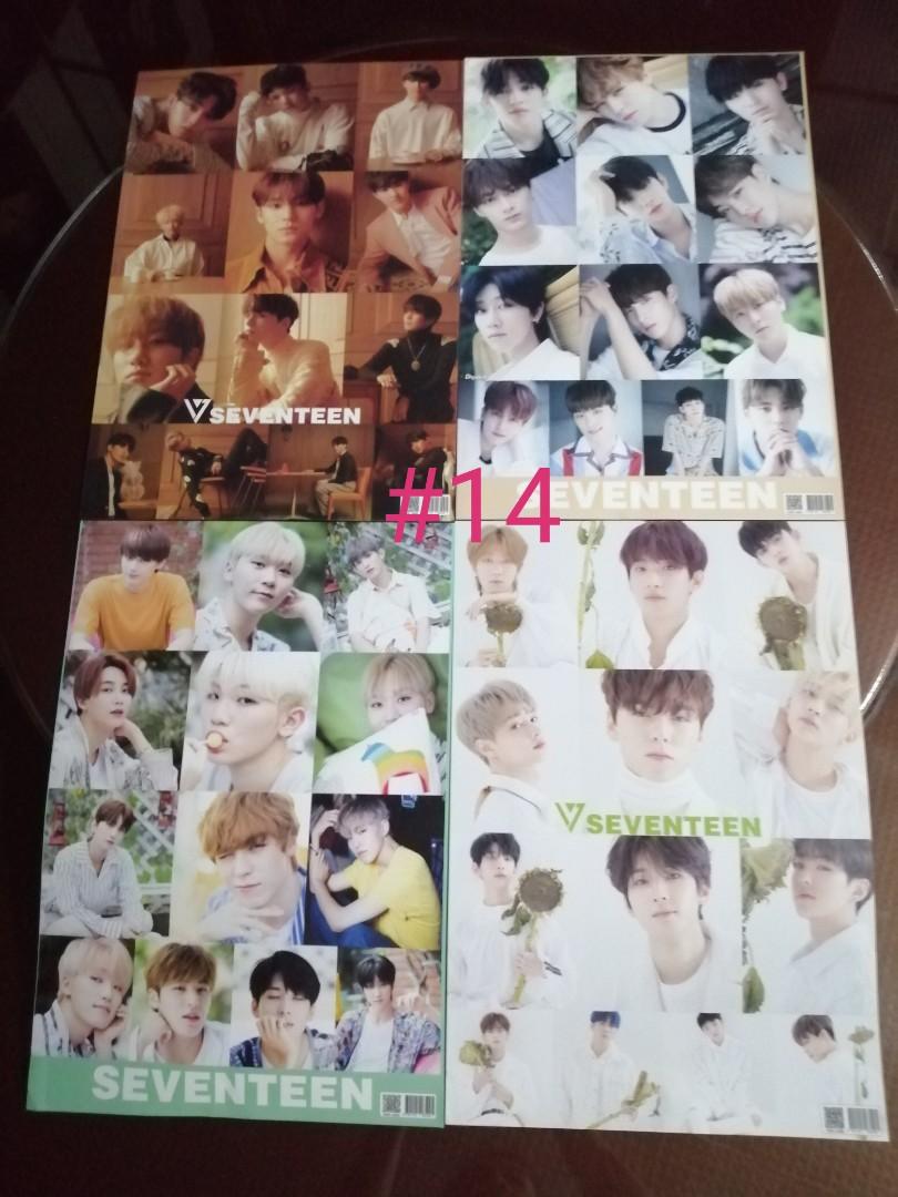 Kpop SEVENTEEN 17 Posters K pop, Hobbies & Toys, Memorabilia ...