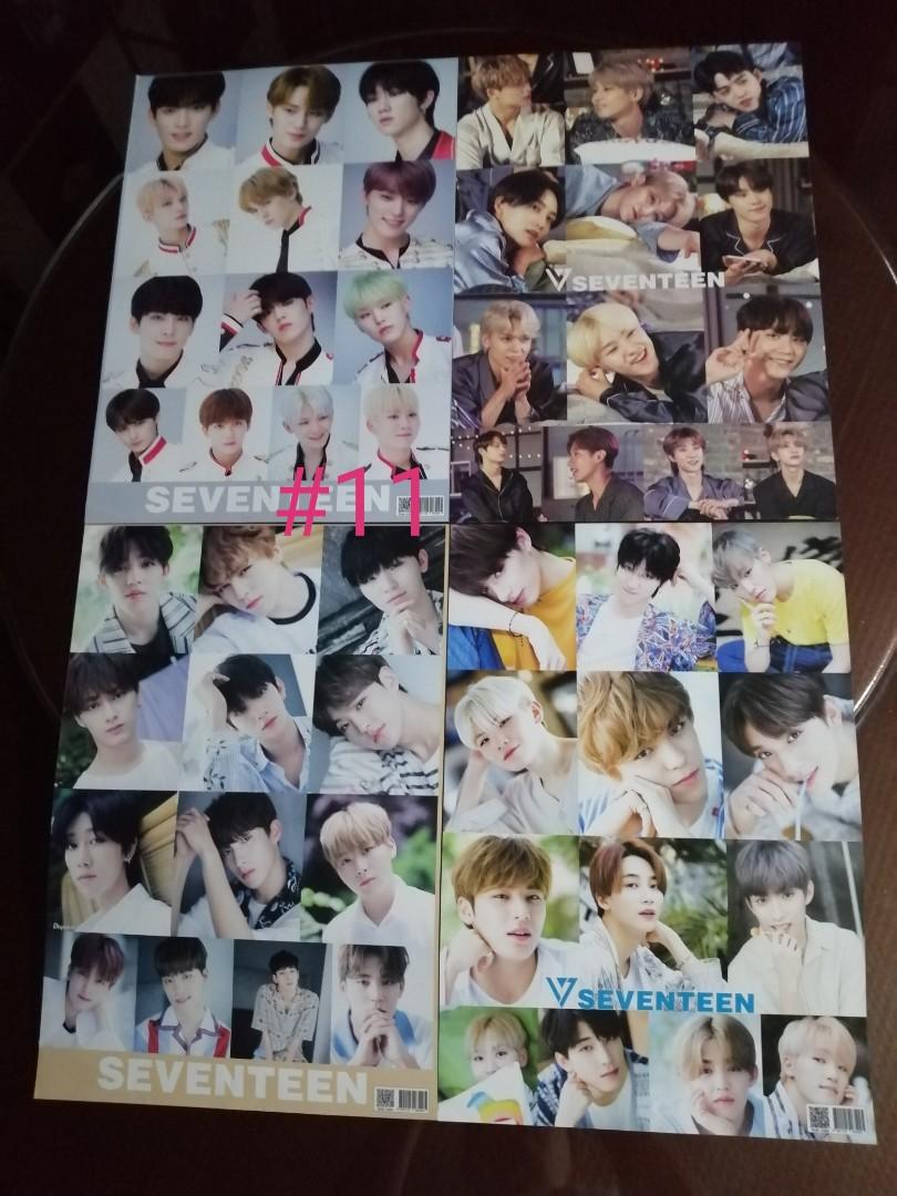 Kpop SEVENTEEN 17 Posters K pop, Hobbies & Toys, Memorabilia ...
