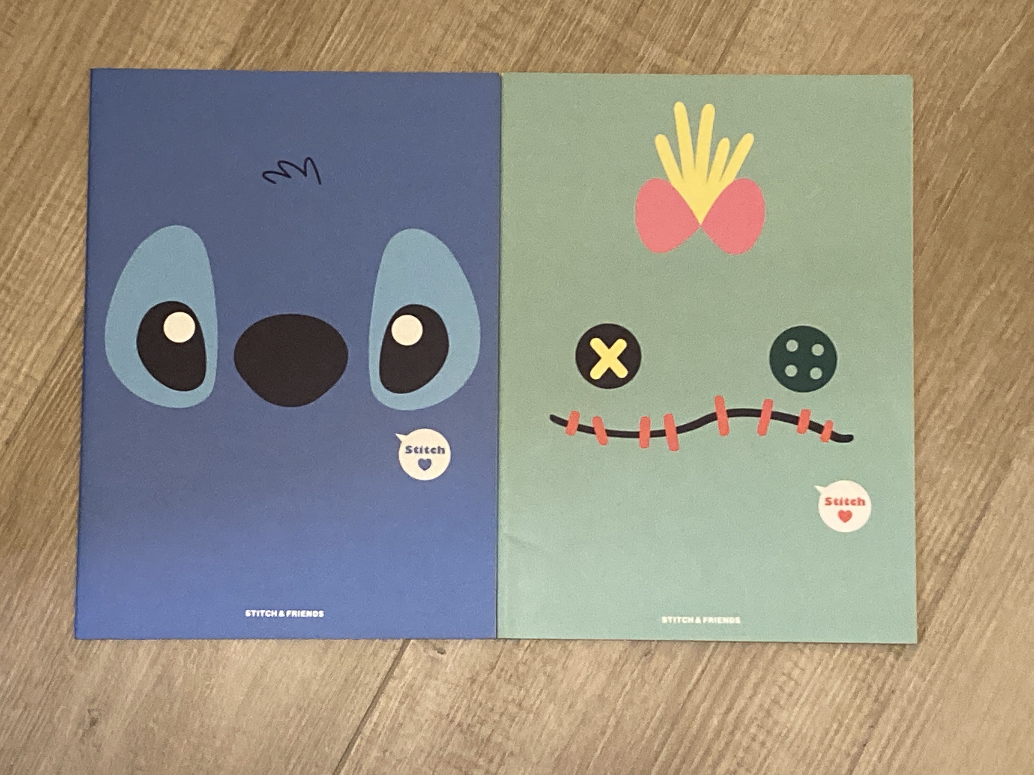 stitch and friends notebooks, 書本 & 文具, 文具 - Carousell