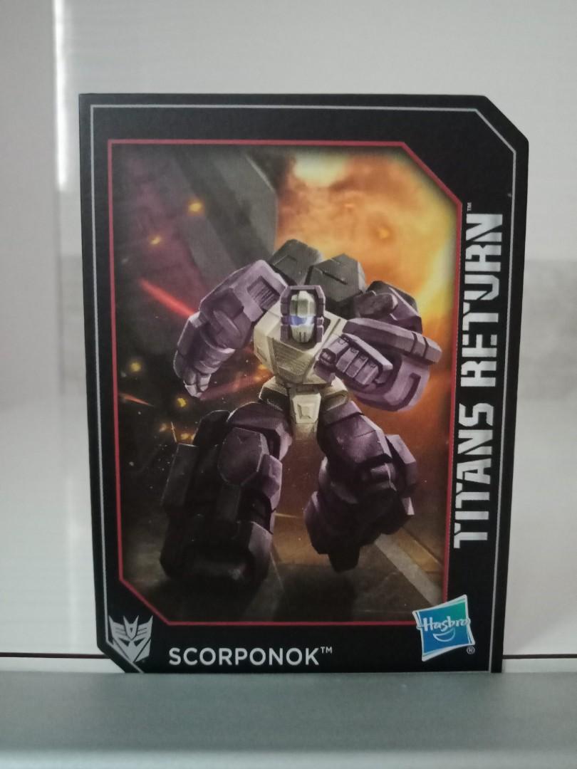 Titans Return Scorponok Transformers Grotusque Headmaster Exclusive ...