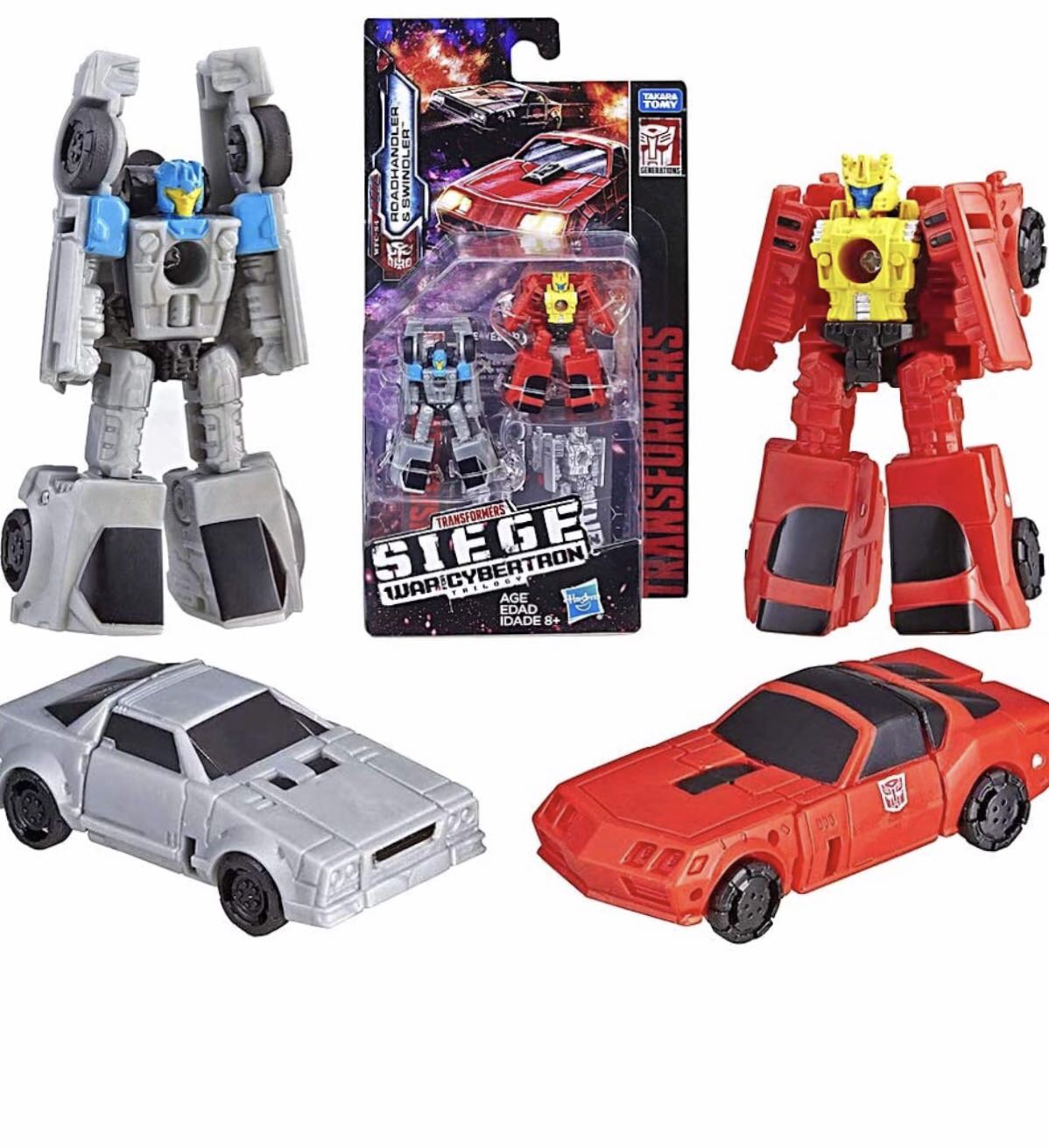Transformers Siege WFC Race Car Patrol Roadhandler Swindler Micromaster ...
