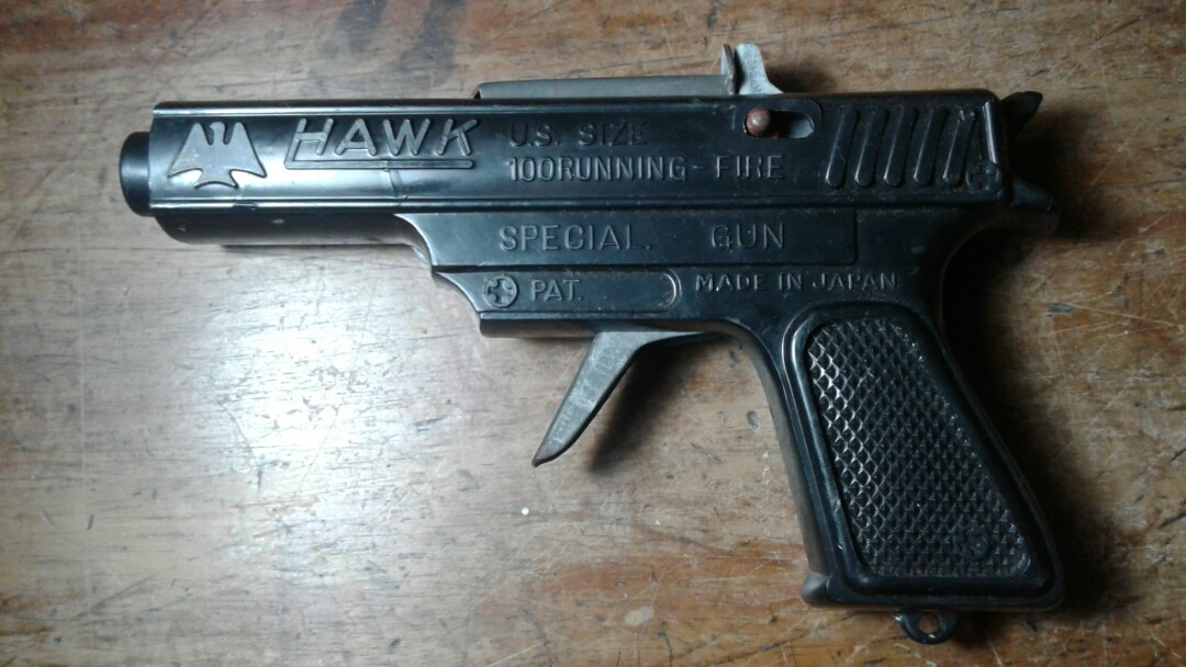 Vintage Japan 1970s Toy Cap Gun, Hobbies & Toys, Toys & Games on Carousell