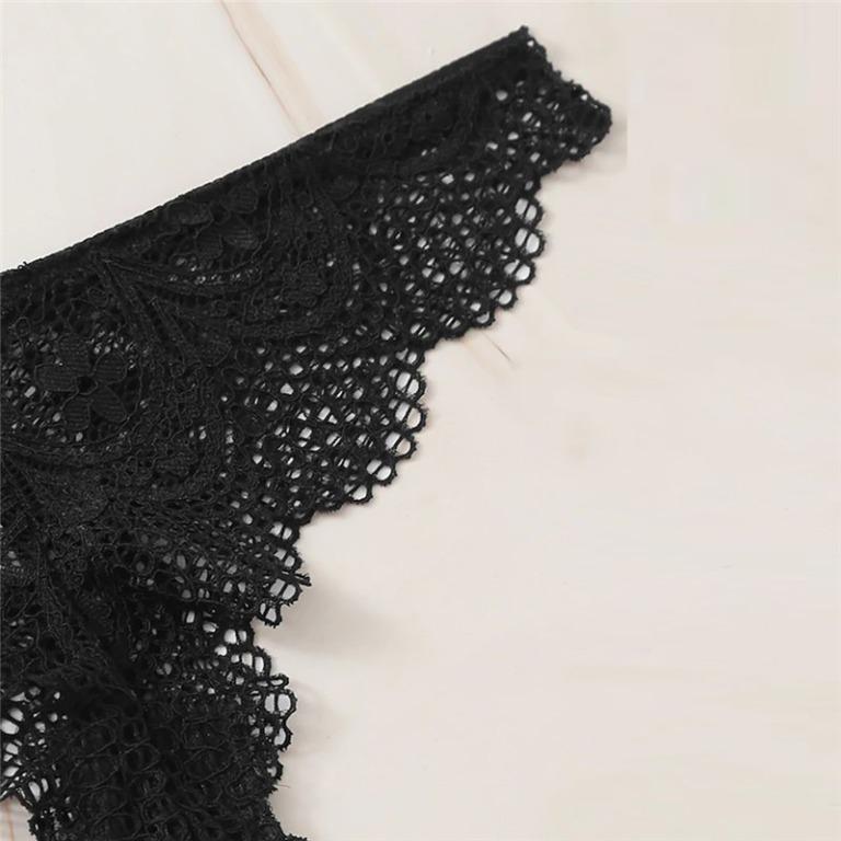 Woman Low Rise Lacy Thong G-string (S015), Women's Fashion, New ...