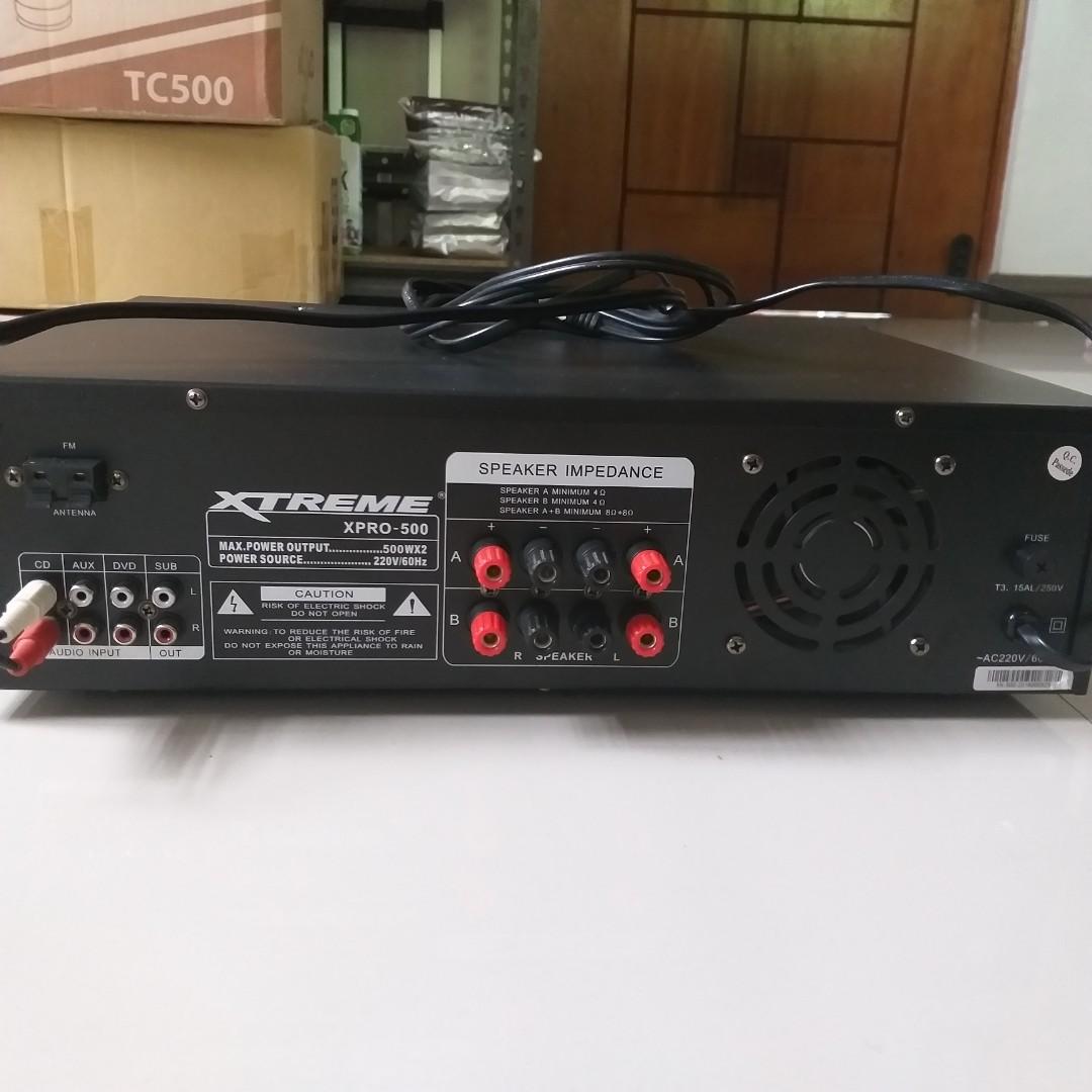 Xtreme High Power Amplifier with Free Speaker, Audio, Soundbars ...