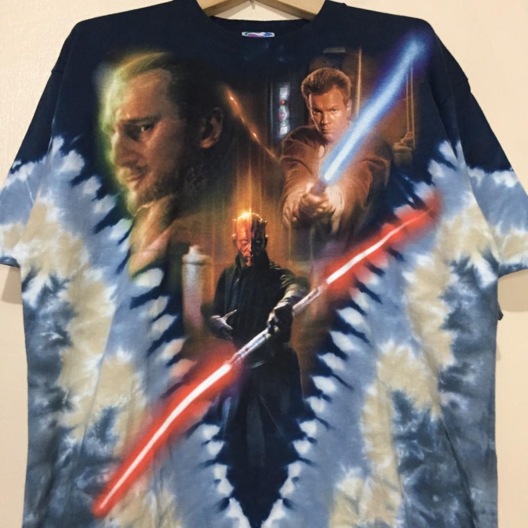 1999 Vintage Phanton menace star wars by Liquid Blue, Men's Fashion ...