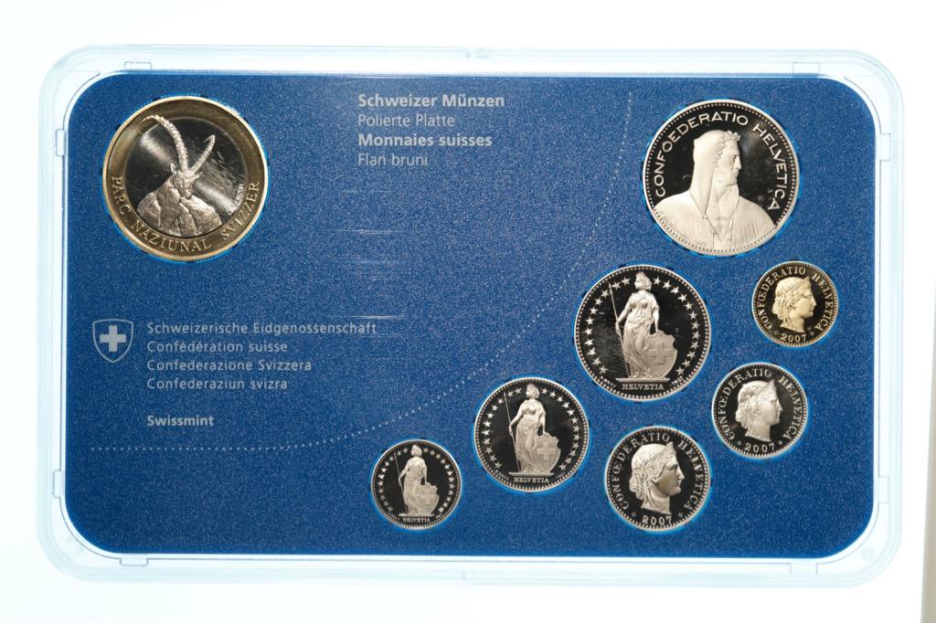 2007 Swiss Coin Set – Proof, Hobbies & Toys, Memorabilia & Collectibles ...