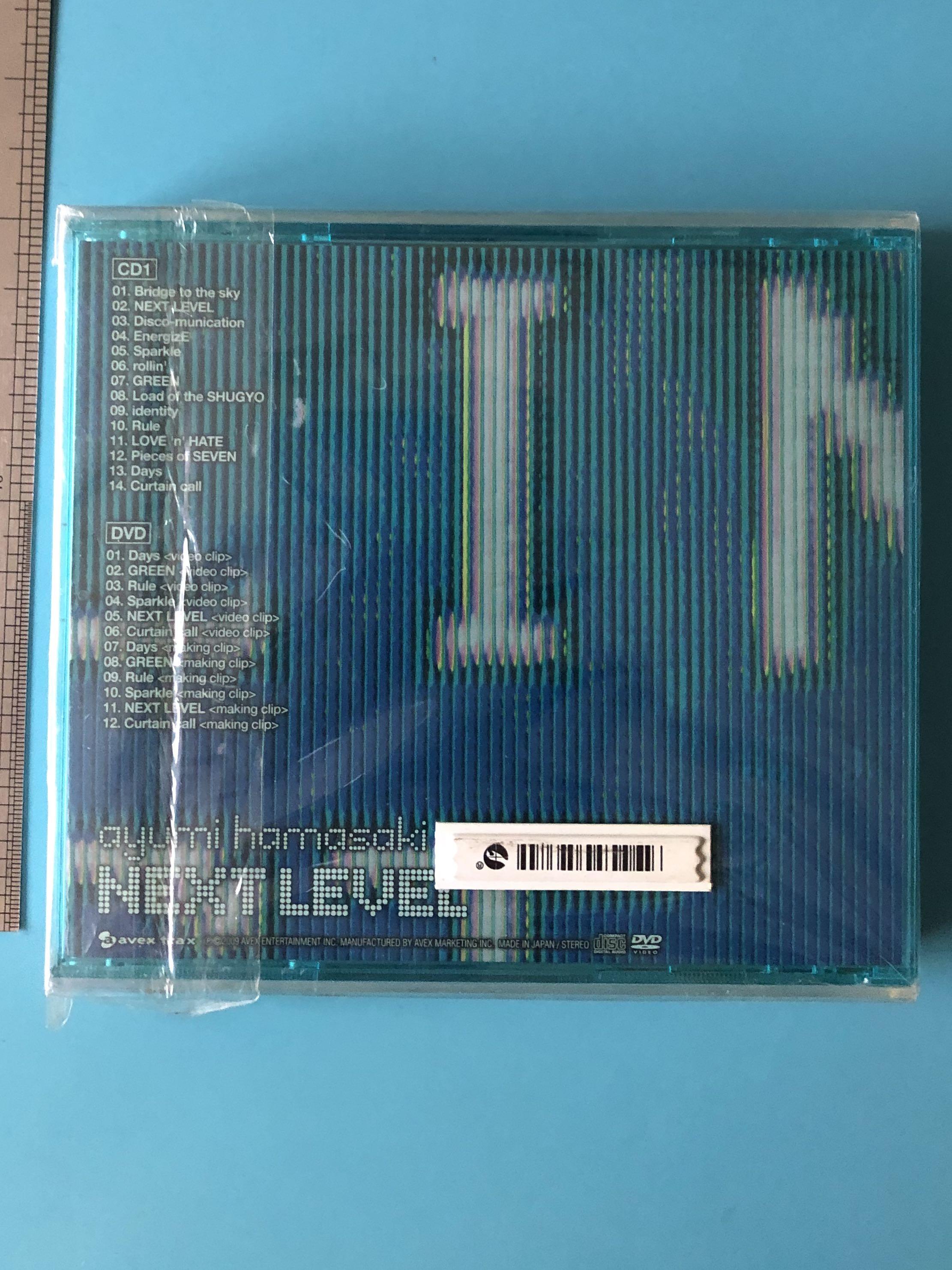 浜崎あゆみ Album NEXT LEVEL (CD+DVD) 初回 藍色盤 日版, 興趣及遊戲, 音樂樂器 & 配件, 音樂與媒體 - CD ...