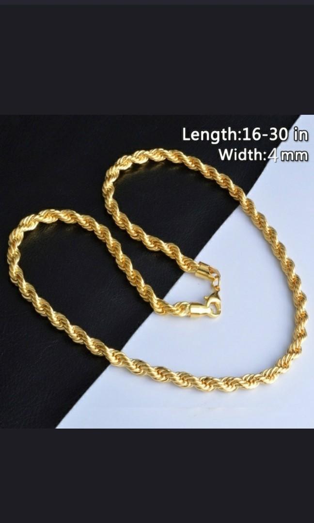 Bangkok gold and Korean gold plated chains, Women's Fashion, Jewelry ...