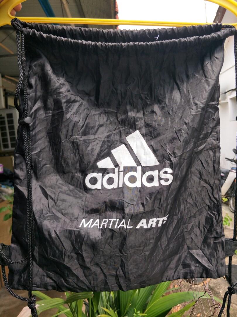 Beg Adidas Big Logo gym bag, Men's Fashion, Bags, Sling Bags on Carousell