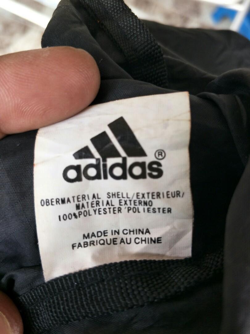Beg Adidas Big Logo gym bag, Men's Fashion, Bags, Sling Bags on Carousell