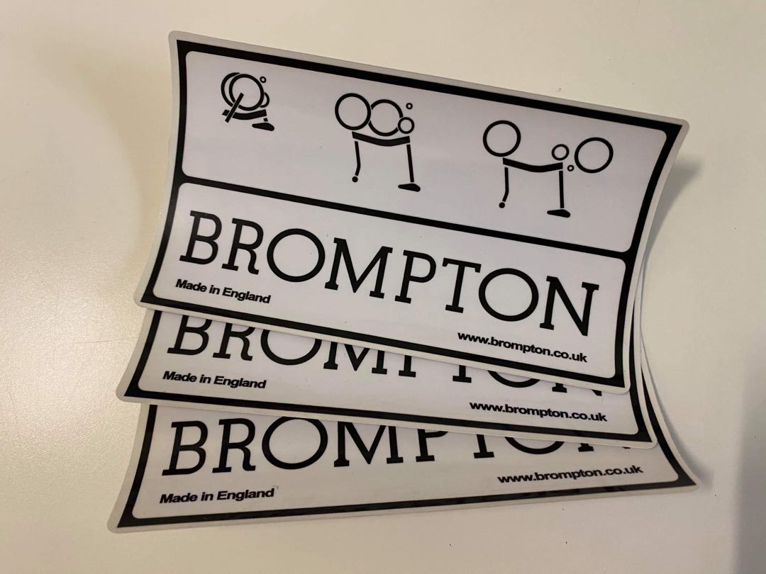 Brompton Standard Decal, Sports Equipment, Bicycles & Parts, Bicycles ...