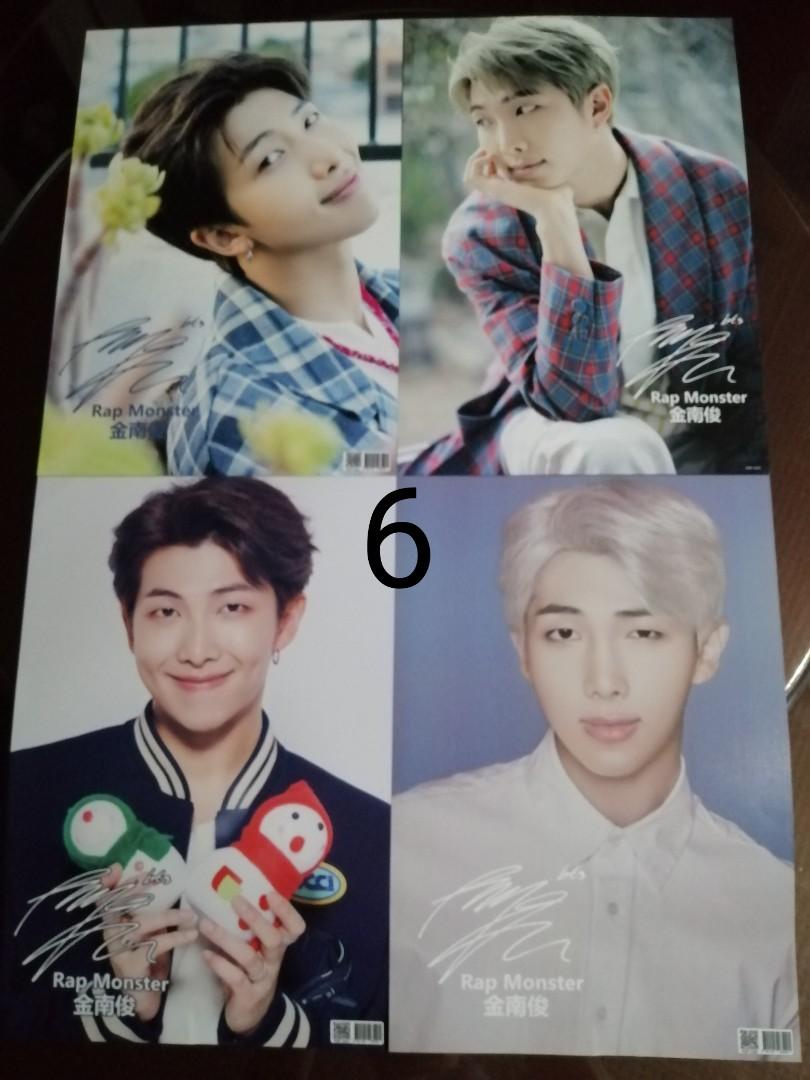 Kpop RM RAP MONSTER of BTS Posters K pop, Hobbies & Toys, Memorabilia ...