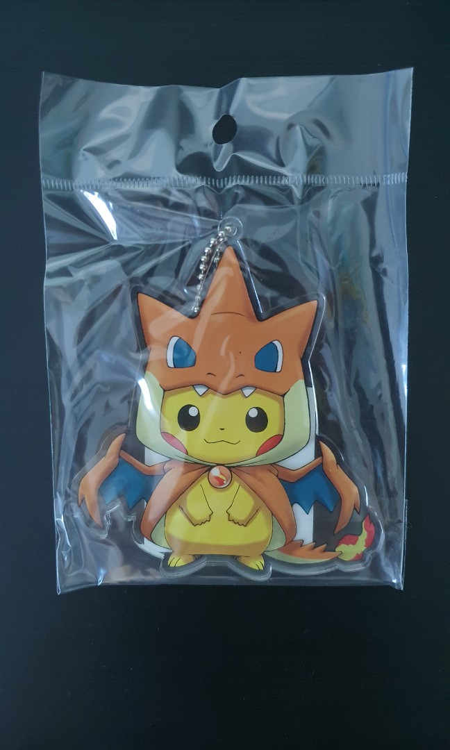 Charizard Pikachu Keychain pokemon, Toys & Games, Others on Carousell